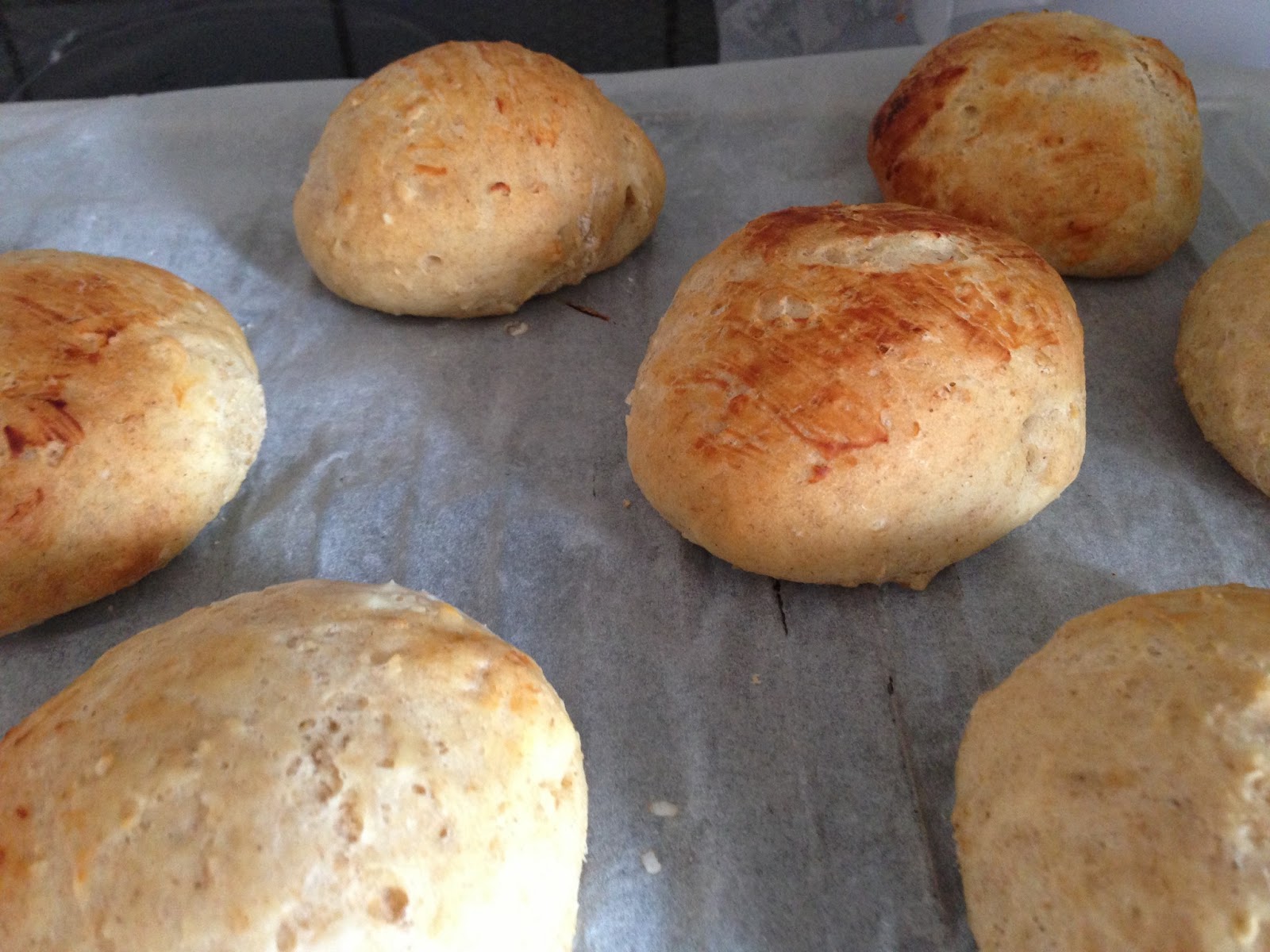 Colorful Fun Living: Grove boller med græsk yoghurt